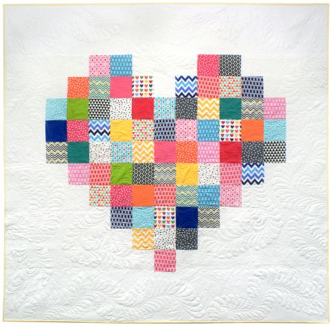 Love Letters Puffy Quilt Island Batik All Puffed Up Blog Hop – Pink ...