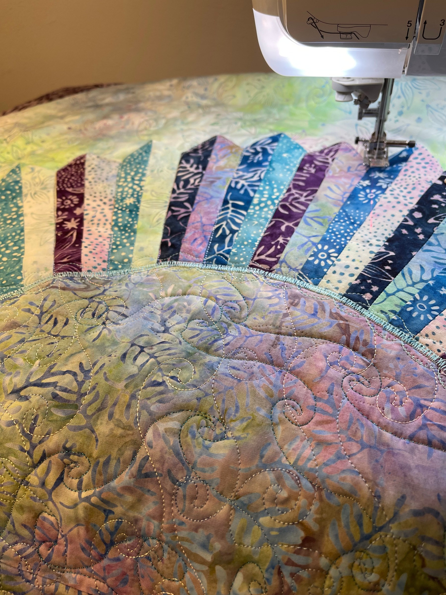 November 2024 Island Batik Ambassador Dresden Plate Blog Hop – Pink ...