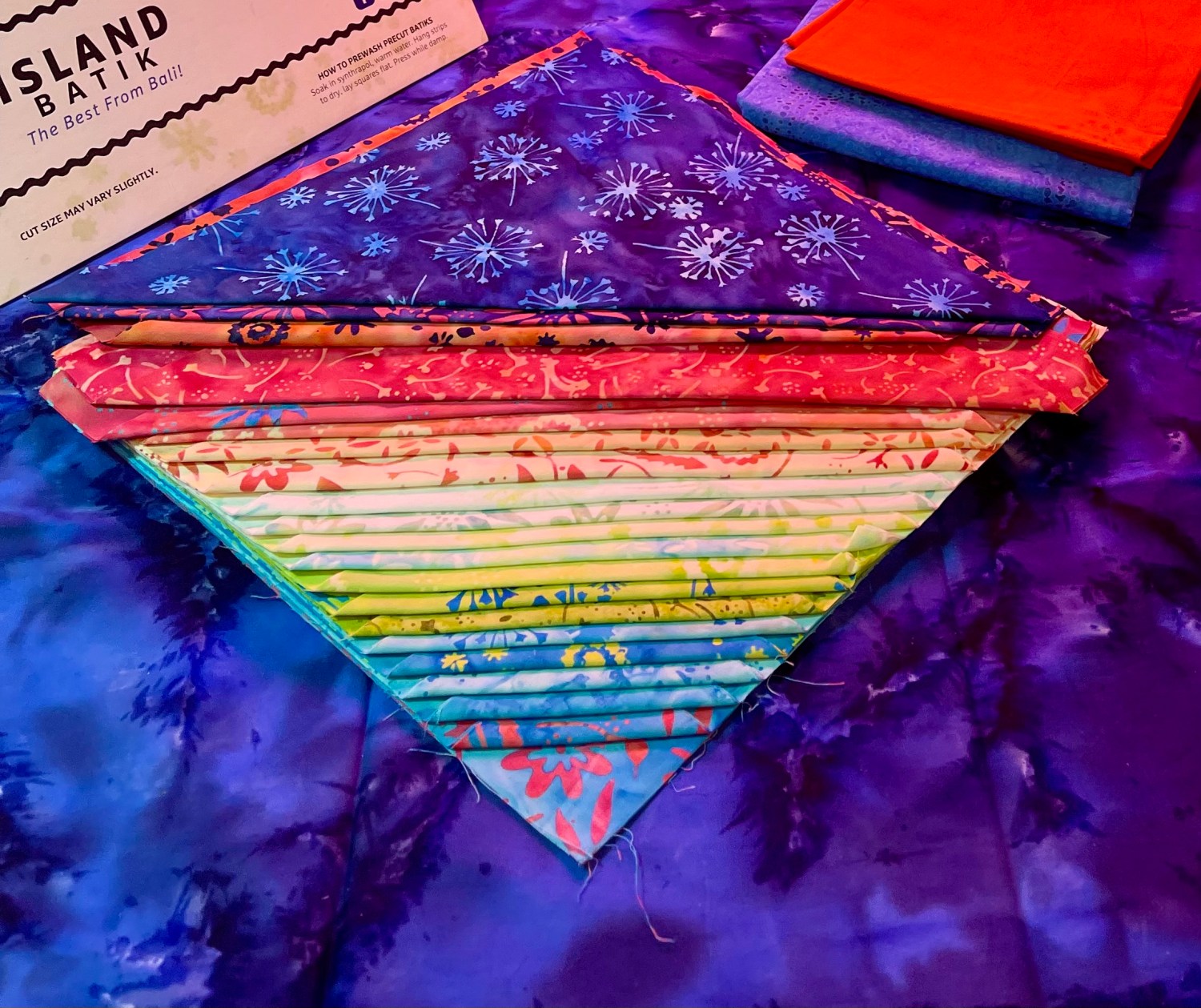 March 2025 Island Batik Challenge – Pink Tulip Quilting