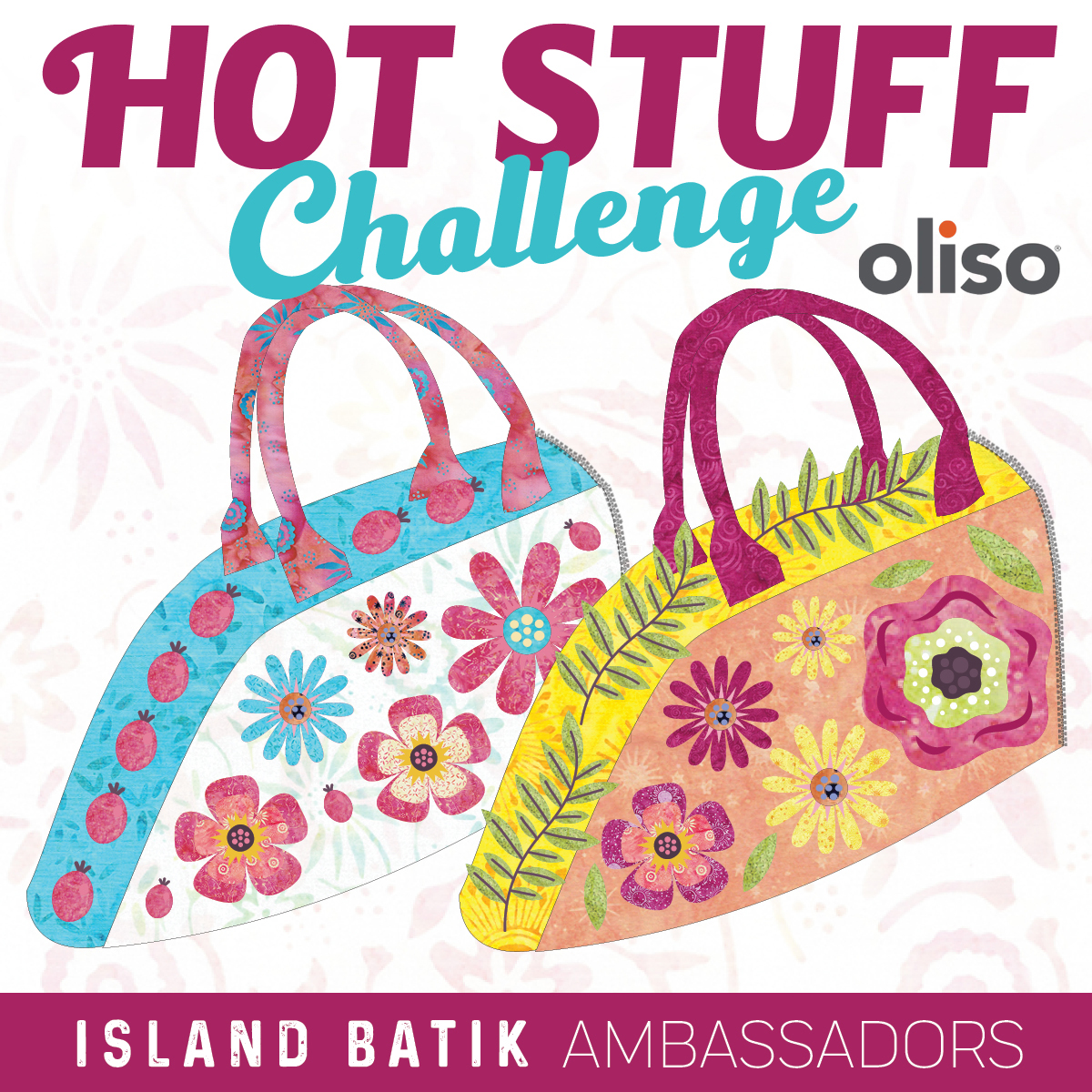 August 2025 Hot Stuff Challenge with Oliso – Pink Tulip Quilting