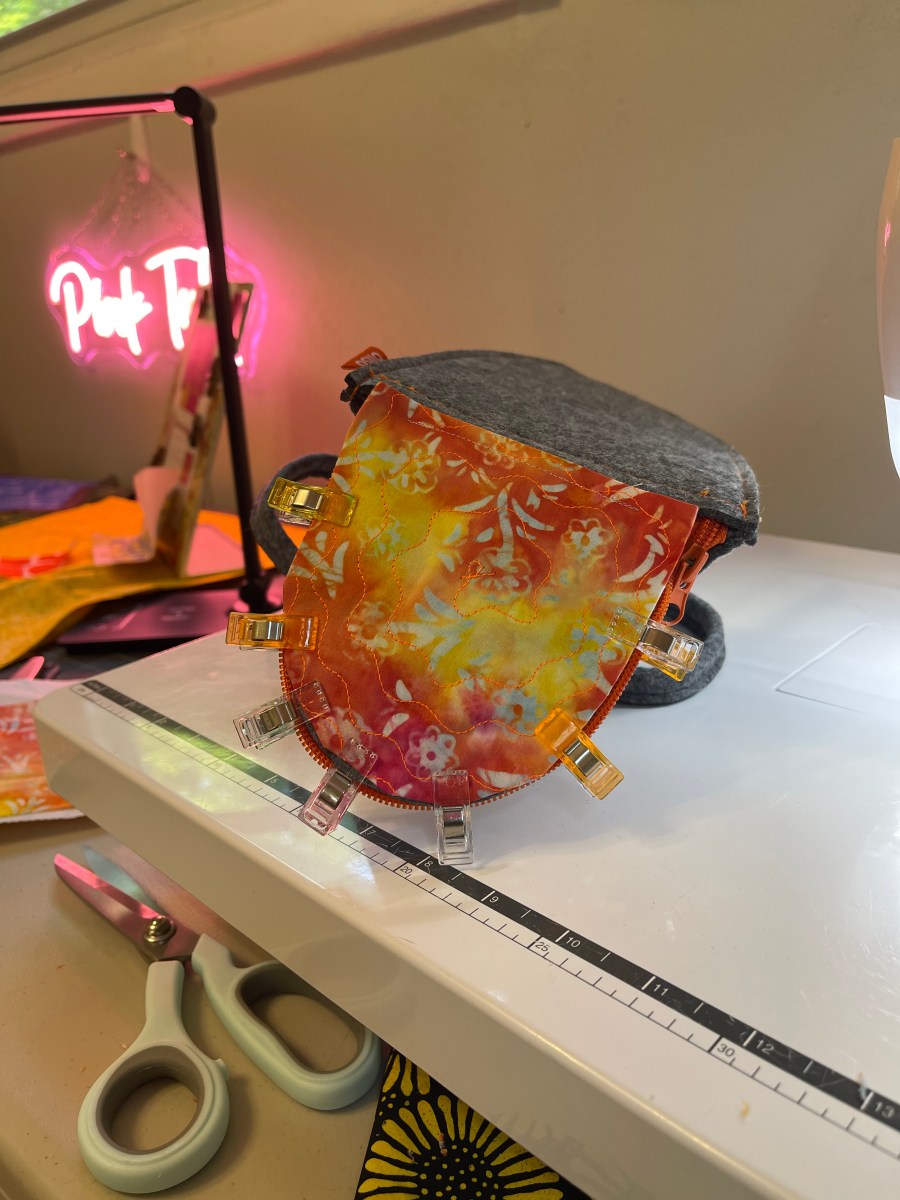 August 2025 Hot Stuff Challenge with Oliso – Pink Tulip Quilting